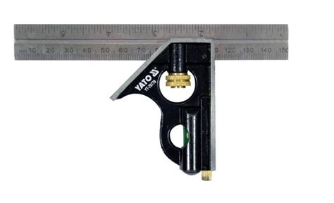 Кутник комбінований багатофункціональний з рівнем 150мм 45 і 90 град Yato Yt 70770 фото