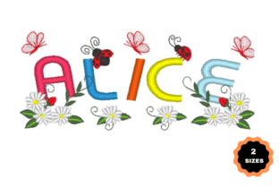 Alice Floral Creative Fabrica