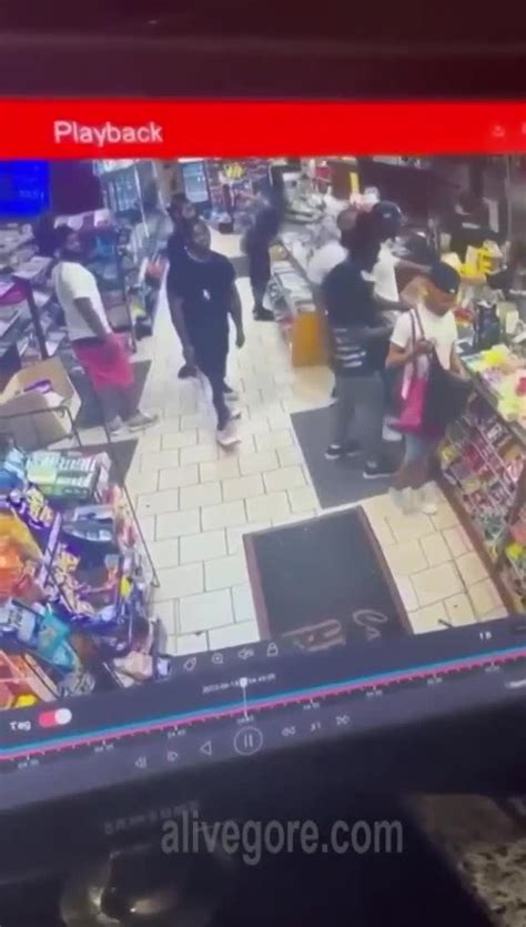 A Gang War In A Supermarket