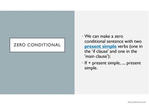 Zero First And Second Conditional G English ESL Powerpoints