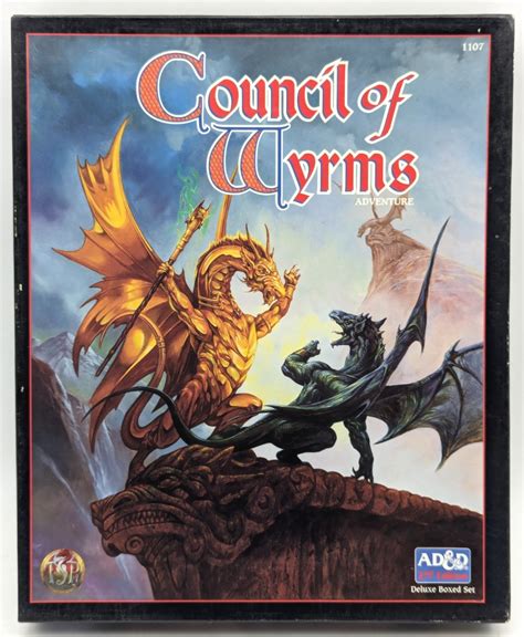 Tsr Adandd 2d Council Of Wyrms Boxed Set 1107 Vintage 1994 Incomplete Ebay