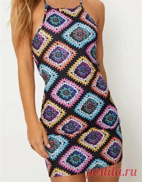 Сарафаны бабушкиным квадратом Terockisa Магия петель Дзен вязание ерючком 4 Постила