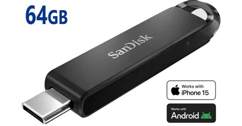 Sandisk 64gb Ultra Usb Type C Up To 150mb S Include Encryption Backup And Recovery Apps Flash