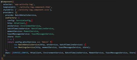 At Runtime Injected Services Using Injectiontoken And Usefactory With Api Calls Are Not