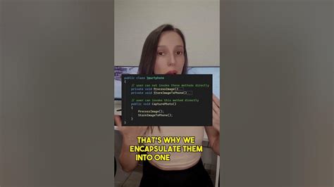 Oop Encapsulation Explained Programming Shorts Coding Developers Code Programming Youtube