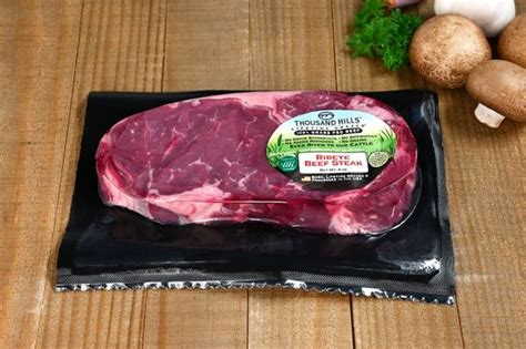 Grass Fed Beef Ribeye Steak Thousand Hills Lifetime Grazed
