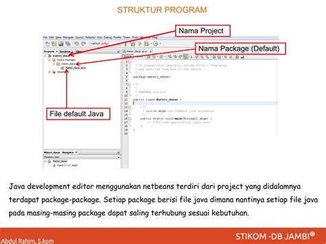 Dokumentips34 Modul1 Pengenalan Java Netbeansppt