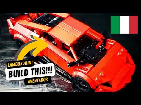 Escala Minifig Lego Lamborghini Aventador