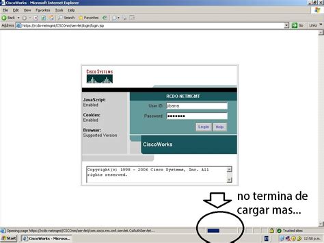 Solved CISCO WORKS LMS CANNOT LOG IN Cisco Community