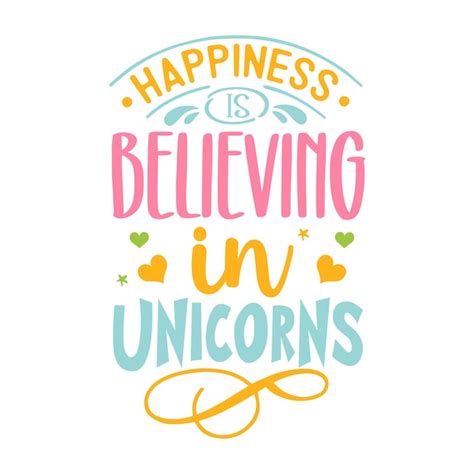 Premium Vector Create Your Own Magic Unicorn Quote Design