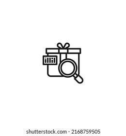 Tracking Number Filled Line Icon Linear Stock Vector Royalty Free 2168759505 Shutterstock