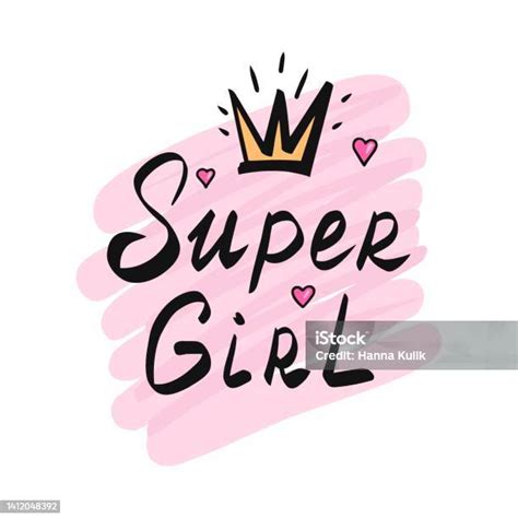 Ilustración De Super Chica Y Más Vectores Libres De Derechos De A La