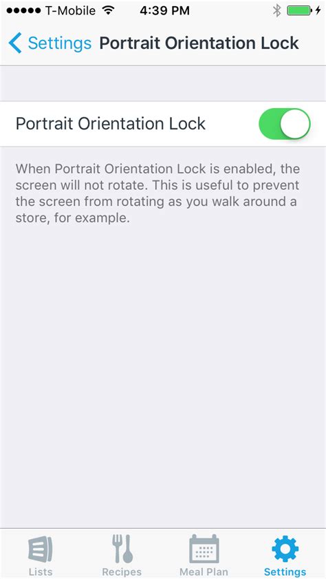 How Do I Lock The Screen Orientation To Prevent It From Rotating Anylist Help