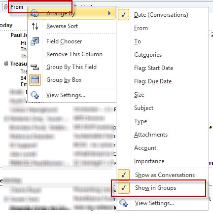Remove Date Grouping In Outlook Folders Solutions Experts Exchange