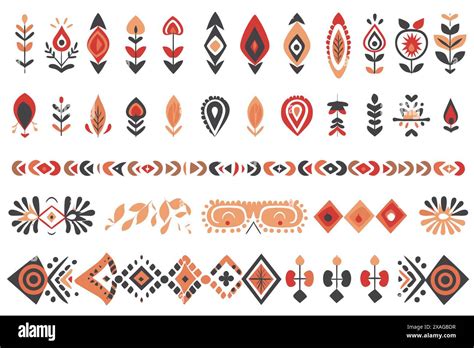 Boho Style Patterns Stock Vector Image And Art Alamy