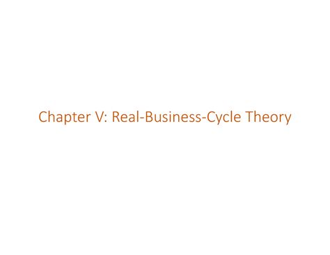 Chapter 5 Warning Tt Undefined Function 32 Chapter V Real Business Cycle Theory