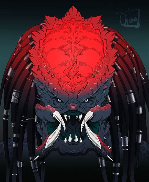 Predator Oc Yautja Character Portrait By 0loo On Deviantart