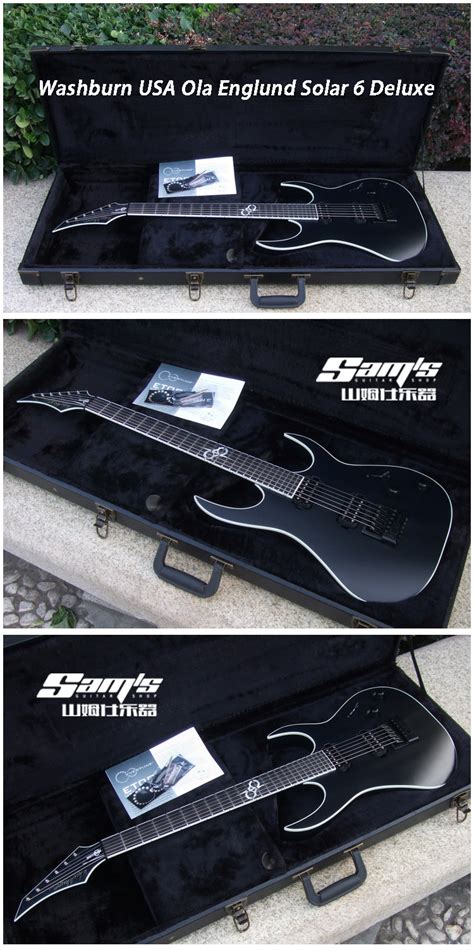 Washburn Usa Ola Englund Solar 6 Deluxe Electric Guitar Rock N Shop