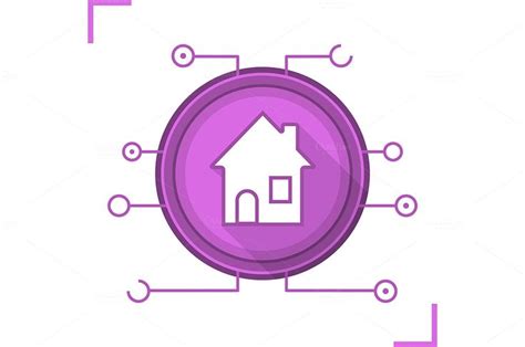 Smart House Icon Vector Home Icon Smart Home Icon