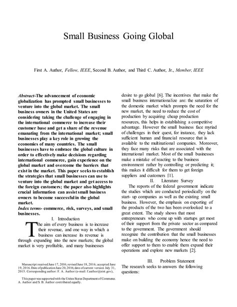 Ieee Citation Format Sample Docx