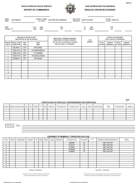 Saps 15 Report By Commander 2 Pdf Law Enforcement Crime And Violence