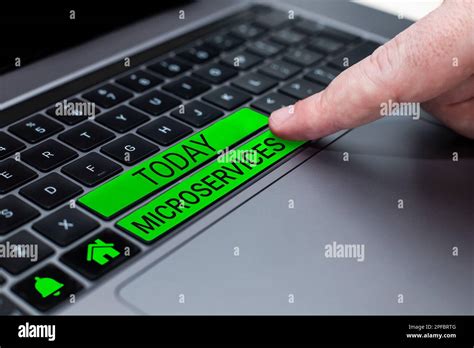 Writing Displaying Text Microservices Business Showcase Software