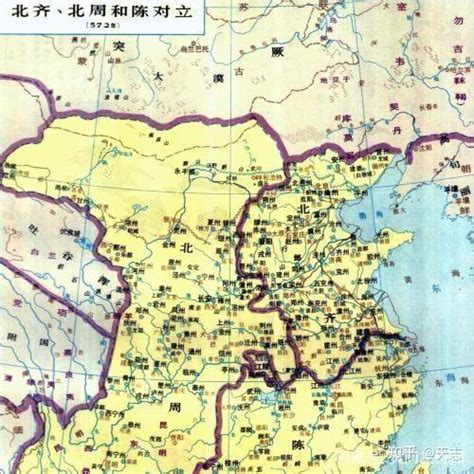 一图看懂隋唐：杨坚代周李渊代隋，原来是帮亲戚在打架！ 知乎