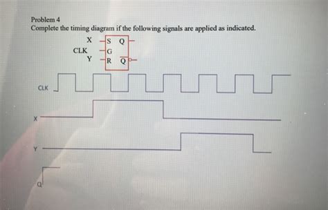 Solved Problem Complete The Timing Diagram If The Chegg Com