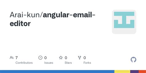 Github Arai Kunangular Email Editor