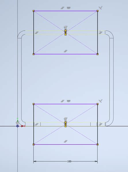 Solved Centre Point Rectangles Linked With No Constraint Autodesk Community