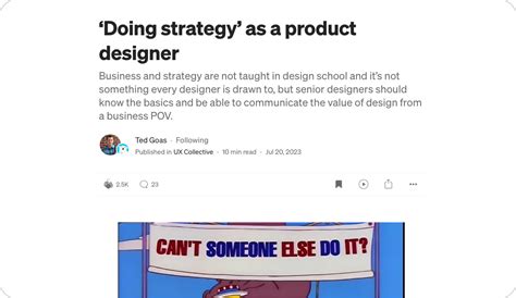 Cheap And Flexible Resources For Designers To Level Up Their Product Strategy Skills By Ux