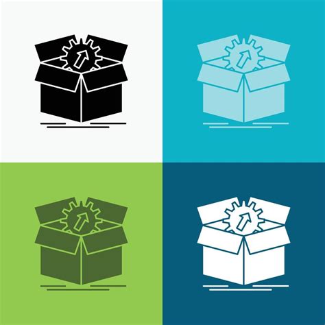 Upload Performance Productivity Progress Work Icon Over Various