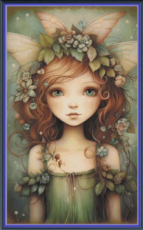 Cute Forest Fairy Pattern Keeper Compatible Pdf Instant Digital