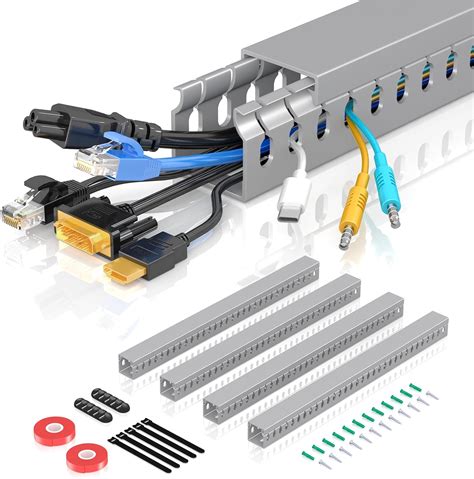 Open Slot Wire Duct Kit 62 8 4 X 15 7 Server Rack Cable Management Cable Management Raceway