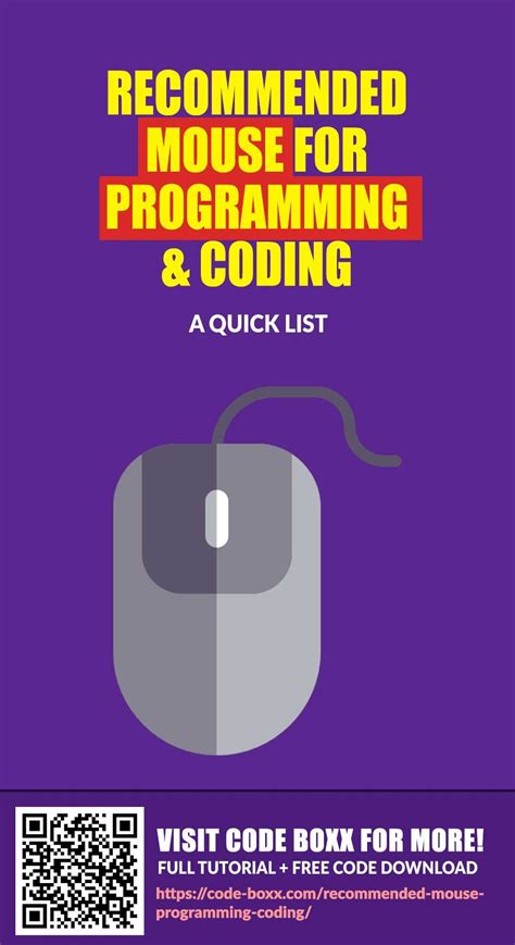 Recommended Mouse For Programming And Coding Programming Code Coding