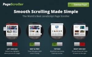 Smooth Scrolling Navigation With Page Scroller JQuery Plugin Web Resources WebAppers