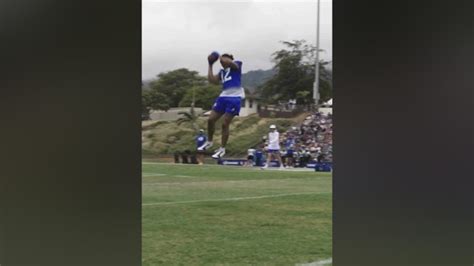 🇰🇷 미식축구 선수의 미친 점프 능력 네이버 Tv