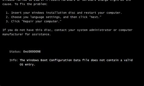 Solved Boot Error 0xc0000098 On Windows 10 Techcult