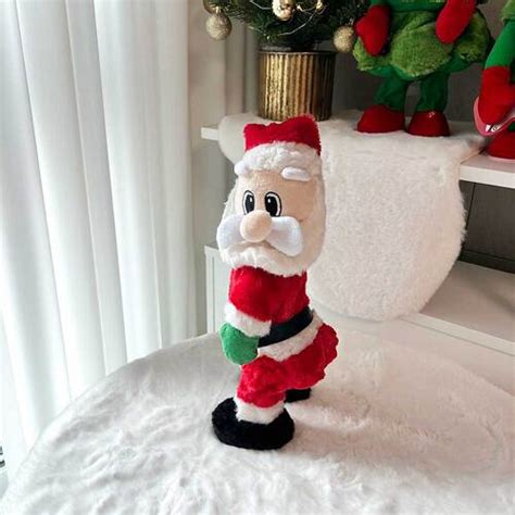 크리스마스 춤추는 트리 인형 멜로디 움직이는 댄싱 장식 선물 트월킹 산타 에이블리