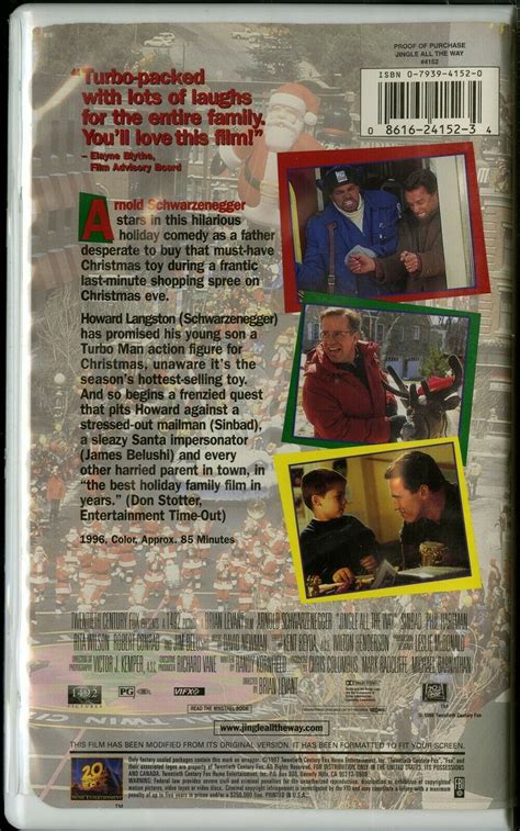 Jingle All The Way Vhs Rita Wilson Arnold And 50 Similar Items