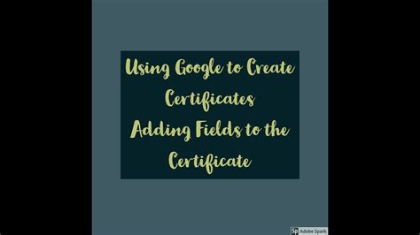 Creating Certificates In Google Forms How To Generate E Certificate Usg