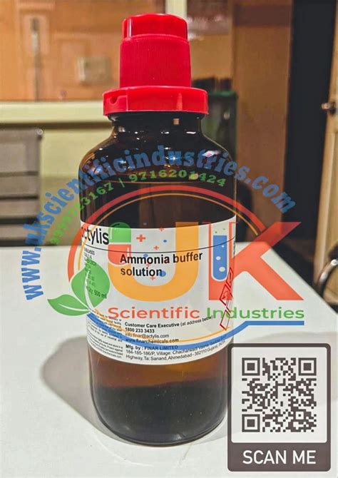 Ammonia Buffer Solution Grade Standard Reagent Grade At Best Price In