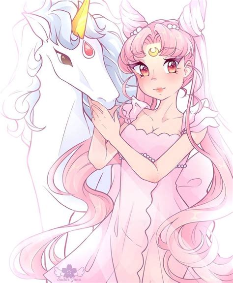 Chibiusa And Helios By 0juno On Deviantart Sailor Moon Inocencia
