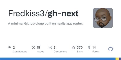 github fredkiss3 gh next a minimal github clone built on nextjs app