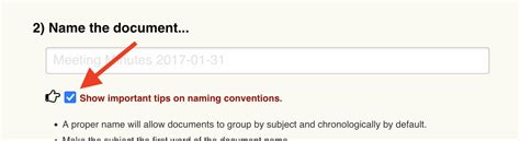 Document Naming Condosites
