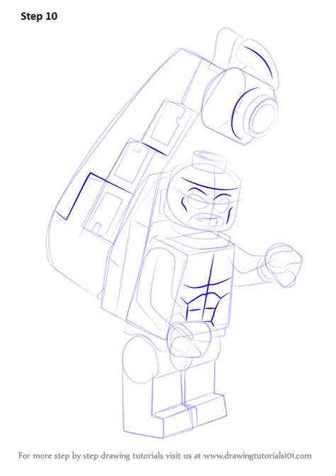 How To Draw Lego Scorpion Lego Step By Step Drawingtutorials Com