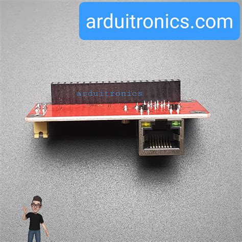 Enc28j60 Ethernet Network Module Overlay Hat V102 For Raspberry Pi