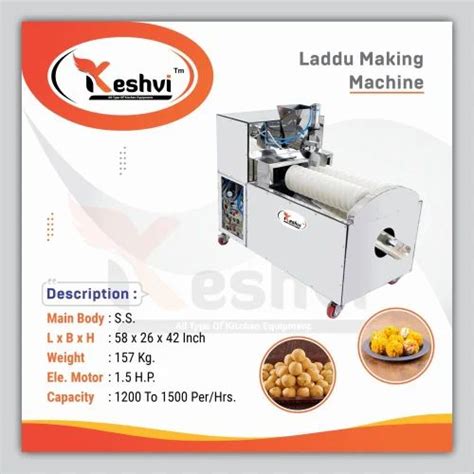 Laddu Making Machine Automation Grade Automatic At ₹ 180000 In Rajkot
