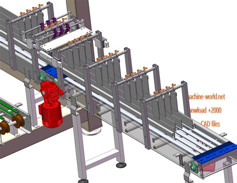 3d file industrial 3d model bottle sorting conveyor 🍾・model to download