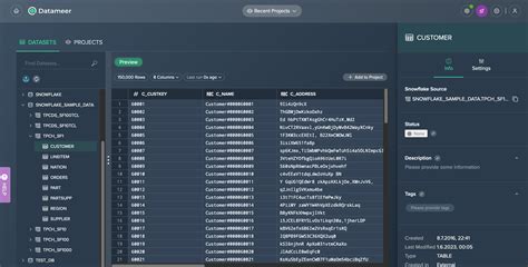 Browsing Data And Projects Datameer User Guide